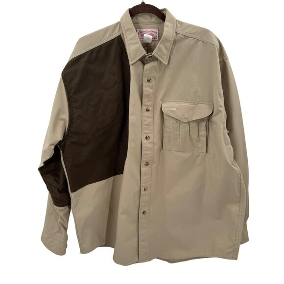 Filson | Shirts | Vintage Cc Filson Shooting Shirt Mens Xl Beige ...
